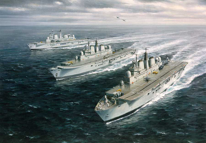 Invincible Class - HMS Invincible, HMS Ark Royal and HMS Illustrious